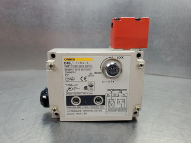 Omron D4Bl-1Crg-A 6A/115Vac Safety Door Lock Switch - Industrial Lynx