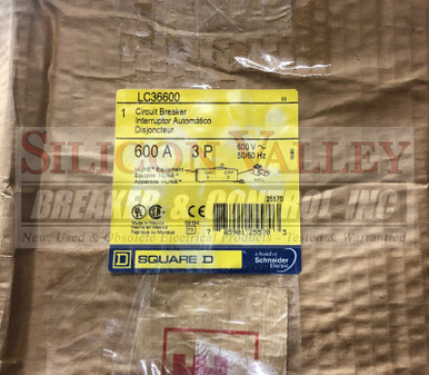 Square D Lc36600 3P 600A 600V Li Trip Circuit Breaker - Industrial Lynx
