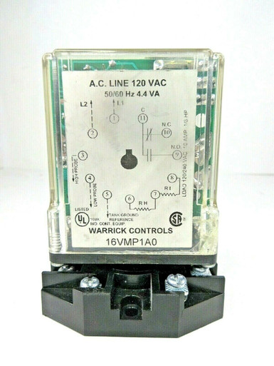 Warrick Controls Liquid Level Control Relay, 16Vmp1A0, Solid State ...