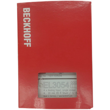 Beckhoff El3054 Analog Input Terminal Processes - Industrial Lynx