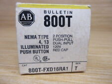 Allen Bradley 800T-Fxd16Ra1 Push Button W/ 800T-N290, 800T-Xa1 ...