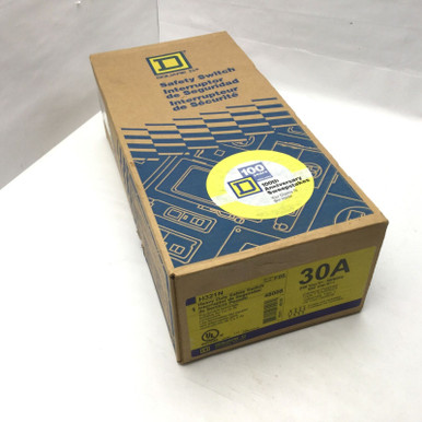 Square D H321N Fusible Heavy Duty Single Throw Safety Switch, 240Vac ...