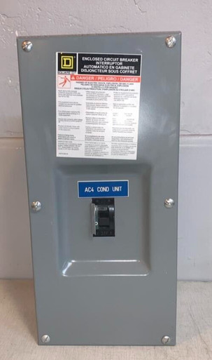 15A Square D Enclosed Circuit Breaker - Industrial Lynx