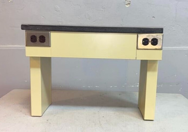25" Lab Casework Reagent Shelf Wiremold Metal & Epoxy Top - Industrial Lynx
