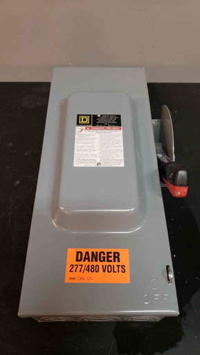 100A Heavy Duty Safety Switch Square D H363N - Industrial Lynx