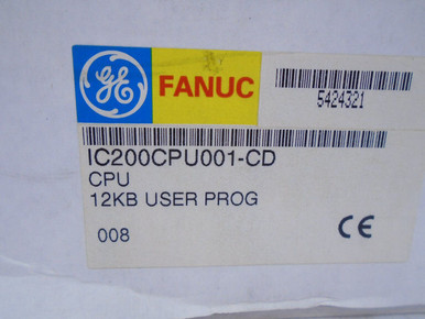 Fanuc Ic200Cpu001 Plc Module - Industrial Lynx
