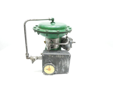 Fisher V100 Vee-Ball 1052 Size 20 Pneumatic Stainless Ball Control ...