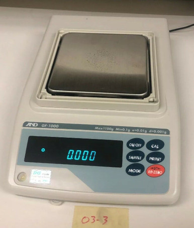 Digital Compact Bench Scale 1100G Capacity A&D Weighing Gf-1000 ...