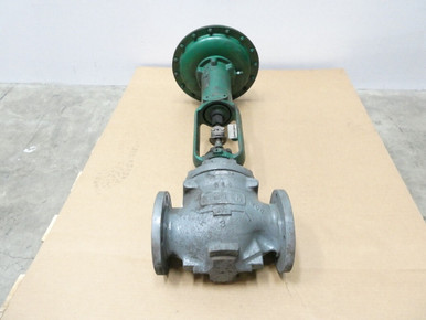 Fisher Ed 667 Size 40 Pneumatic Steel Flanged Control Valve 3In 150 ...