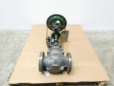 Fisher Ed 667 Pneumatic Steel Flanged Control Valve 3In 300 ...