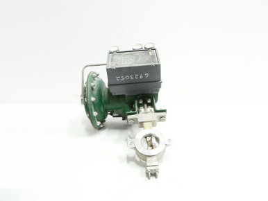 Fisher 8510 1052 3610J Pneumatic Stainless Wafer Control Valve 2In 150 ...