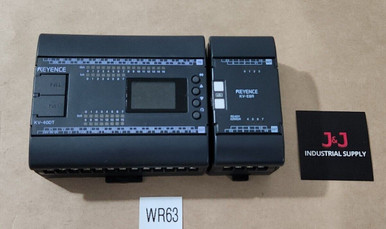 Keyence Kv-40Dt Base Unit 24 Inputs 16 Out & Kv-E8R Module - Industrial Lynx