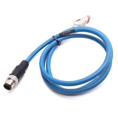 Keyence Op-87907 Ethernet Cable, Length: 1M, Connections: 4-Pin M12 ...