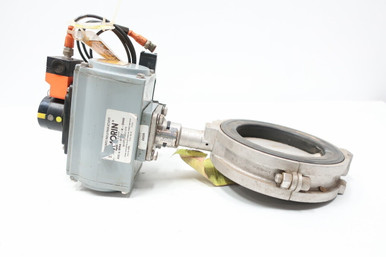 Keystone 990 Pneumatic Stainless Wafer Butterfly Valve 6In - Industrial ...