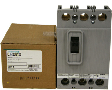 Siemens Qjh23B125 Circuit Breaker 125A 3 Pole 240V 22Ka - Industrial Lynx