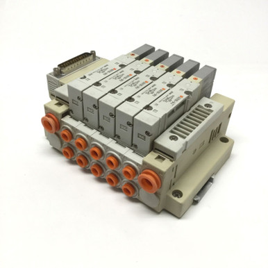 Smc Sv2100-5Fu (X5) Solenoid Valves, 2-Position 5-Port, 24Vdc Manifold ...