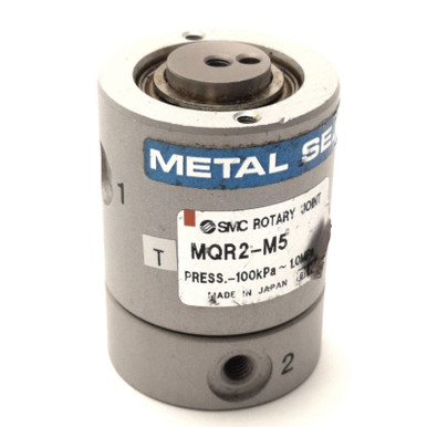Smc Mqr2-M5 Rotary Joint, Low Torque, Metal Seal, 2-Circuits, Ports: M5 ...