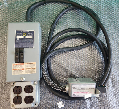Starline Busway Tap Box Ob60-15-4Tl & Square-D Load Center Qo2-4L70S ...
