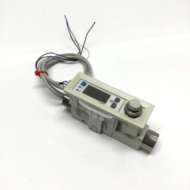 Smc Pfm750S-N01-E Digital Flow Switch, 1-50L/Min, 0.75Mpa, Pnp Analog 1-5V Out - Industrial Lynx