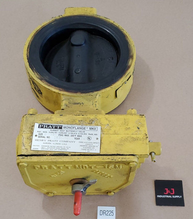 Pratt Monoflange Mkii 6" Iron Wafer Butterfly Valve 150Psi - Industrial ...