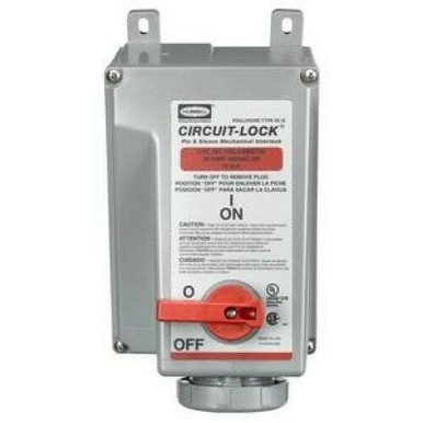 Hubbell, Circuit Lock Unfused Pin And Sleeve Mechanical Interlocks, 3 ...