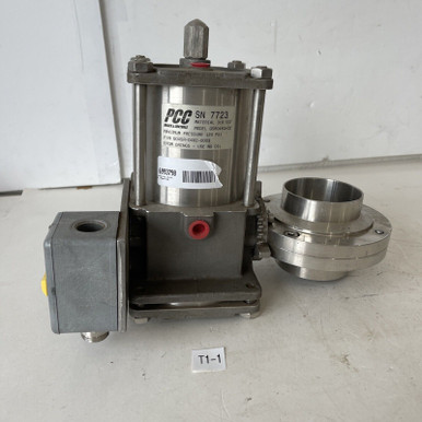 Pcc Qsr0460-02 120Psi Valve Operator 3 Butterfly Valve, Stonel Ecn3302F ...