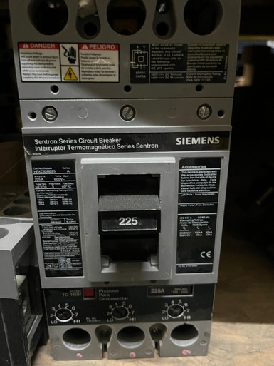 Siemens Hfxd63B225 - 225 Amp, 3 Pole, 600V - Industrial Lynx
