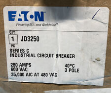 Eaton Jd3250 250 A Circuit Breaker Jt3250T Trip 600V 3-Pole ...