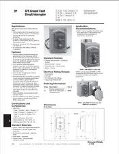 Crouse Hinds Gfs1 Ground Fault Circuit Interrupter 120Vac - Industrial Lynx
