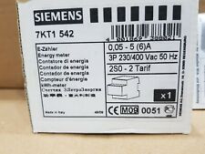 Siemens 7Kt1542 3 Phase 2 Tariffs Electronic Energy Meter Pulse Output ...