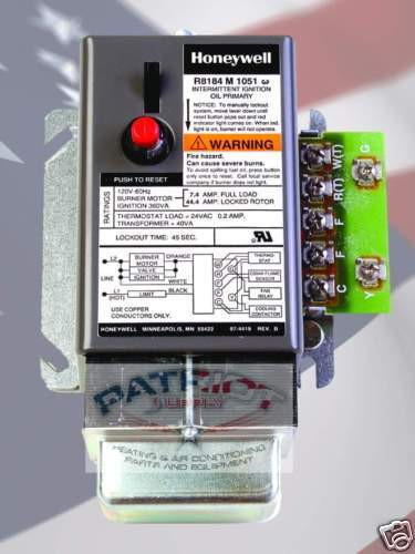 Honeywell R8184M1051 Cad Cell Relay / 40Va Transformer - Industrial Lynx