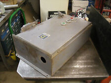 Square D Motor Control Panel 30 Amp Disconnect Nema Size 1 Reversing ...