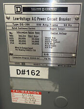 Square D Low-Voltage Air Circuit Breaker Ds-206 800A - Industrial Lynx