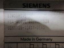 Siemens Simodrive 611 Hsa-Modul 6Sn1135-1Da11-0Ea0 Spindle Module ...