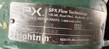Spx Lightnin Mixer W/ Marathon Motor 3Ph 1/3 Hp 208V Model Ev5P33. . Id ...