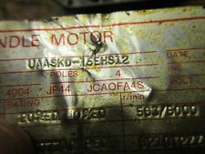 Yaskawa Spindle Motor Box Fan Uaaskd-15Ehs12 10" Hitach Seiki Ht20J Cnc ...