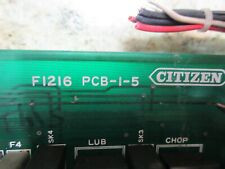 Citizen F-16 Cnc Lathe Relay Circuit Board F1216 Pcb-1-5 - Industrial Lynx