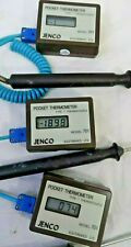 Jenco Pocket Thermometers Model 701, With Probes, Lot Of Three ...