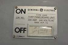 Thfp224 Ge Qmr Panelboard Switch 200 Amp 2 Pole 240 Volt Fusible ...