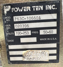 Power Ten P63C-10660A Power Supply - Industrial Lynx