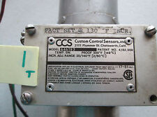 Ccs Custom Controls Sensors 646Te2 Temperature Switch 300 Deg ...