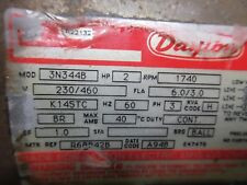 Dayton Motor Mod 3N344B Hp 2 230/460 K145Tc 60Hz - Industrial Lynx