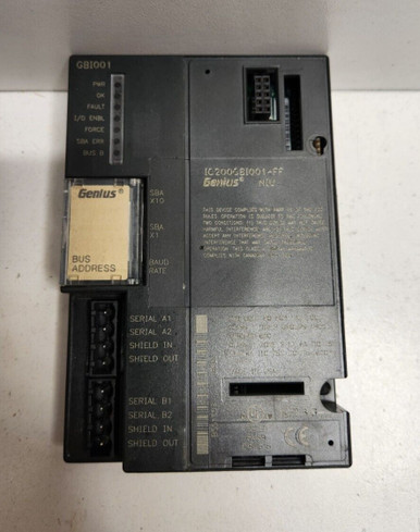 Ge Fanuc Genius Remote I/0 Interface Module Ic200Gbi001-Ff - Industrial ...