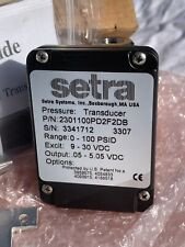 Setra 2301100Pd2F2Db Diff. Pressure Transducer 0-100 Psid 9-30 Vdc ...