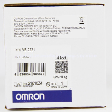 Omron Industrial Limit Switch Vb-2221 Vb2221 - Industrial Lynx