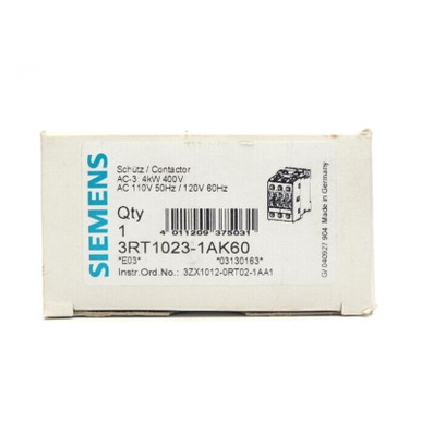 Siemens 3Rt1023-1Ak60 Contactor - Industrial Lynx
