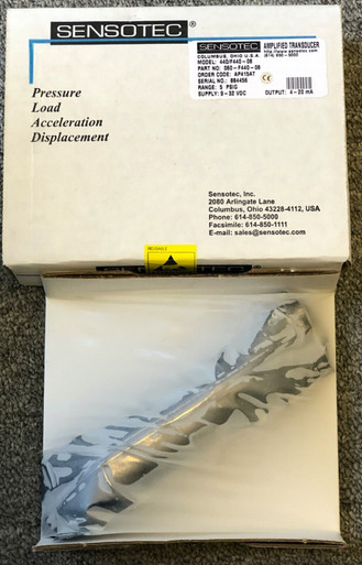 Sensotec Honeywell Amplified Transducer Pn 060-F440-08 - Industrial Lynx