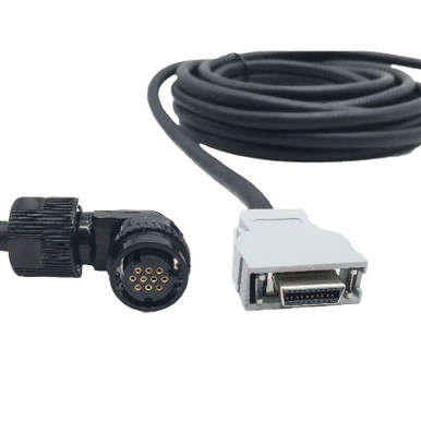 Fanuc Encoder Cable 90 Degree Fittings 15 Meters Long - Industrial Lynx