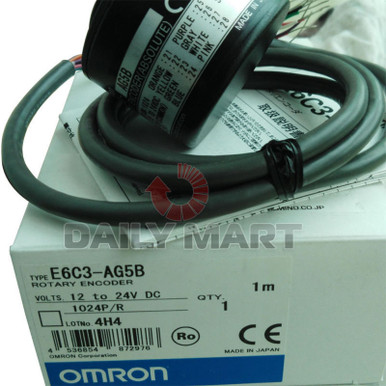 Omron E6C3-Ag5B 1024P/R Encoder - Industrial Lynx
