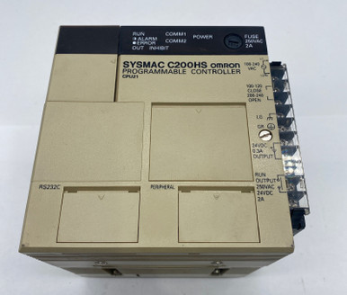 Omron C200Hs-Cpu21 Sysmac C200Hs Programmable Controller - Industrial Lynx
